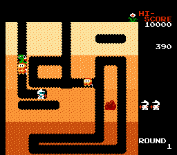 Famicom Disk System Games > Dig Dug :: Emu-Land.net