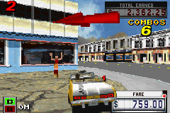 Игры Game Boy Advance > Crazy Taxi: Catch a Ride :: Emu-Land.net