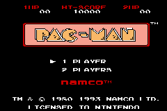 Игры Game Boy Advance > Famicom Mini 06 - Pac-Man :: Emu-Land.net