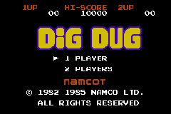 Игры Game Boy Advance > Famicom Mini 16: Dig Dug :: Emu-Land.net