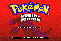Игры Game Boy Advance > Pokemon: Ruby Version :: Emu-Land.net