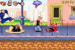 Игры Game Boy Advance > Popeye: Rush for Spinach :: Emu-Land.net