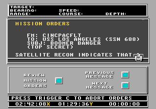 Игры Sega Mega Drive / Genesis > 688 Attack Sub :: Emu-Land.net