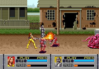 Игры Sega Mega Drive / Genesis > Alien Storm :: Emu-Land.net