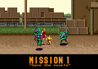 Игры Sega Mega Drive / Genesis > Alien Storm :: Emu-Land.net