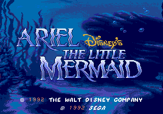 Игры Sega Mega Drive / Genesis > Ariel: The Little Mermaid :: Emu-Land.net
