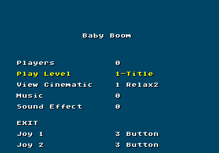 Sega Genesis (Mega Drive) Games > Baby Boom :: Emu-Land.net