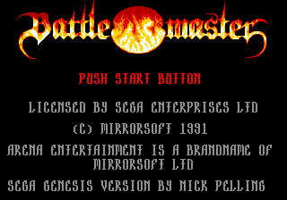 Игры Sega Mega Drive / Genesis > Battlemaster :: Emu-Land.net