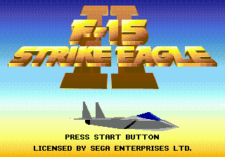 Sega Genesis (Mega Drive) Games > F-15 Strike Eagle II :: Emu-Land.net