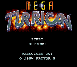 Sega Genesis (Mega Drive) Games > Mega Turrican :: Emu-Land.net