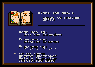 Игры Sega Mega Drive / Genesis > Might and Magic - Gates to Another ...