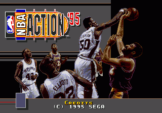 Sega Genesis (Mega Drive) Games > NBA Action '95 Starring David ...