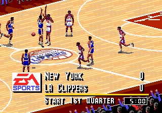 Sega Genesis (Mega Drive) Games > NBA Live 95 :: Emu-Land.net