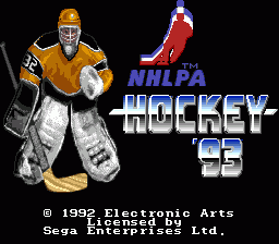 Sega Genesis (Mega Drive) Games > NHLPA Hockey '93 :: Emu-Land.net