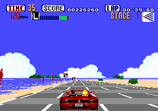 Sega Genesis (Mega Drive) Games > OutRun :: Emu-Land.net