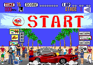 Sega Genesis (Mega Drive) Games > OutRun :: Emu-Land.net