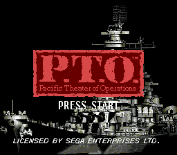 Игры Sega Mega Drive / Genesis > P.T.O.: Pacific Theater of Operations ...