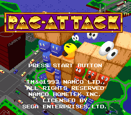 Игры Sega Mega Drive / Genesis > Pac-Attack :: Emu-Land.net