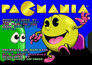 Sega Genesis (Mega Drive) Games > Pac-Mania :: Emu-Land.net