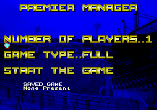 Игры Sega Mega Drive / Genesis > Premier Manager :: Emu-Land.net