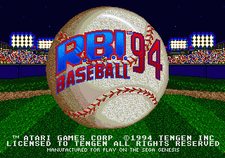 Игры Sega Mega Drive / Genesis > R.B.I. Baseball '94 :: Emu-Land.net