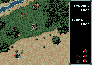 Игры Sega Mega Drive / Genesis > Raiden Trad :: Emu-Land.net