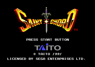 Игры Sega Mega Drive / Genesis > Saint Sword :: Emu-Land.net