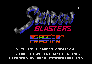 Игры Sega Mega Drive / Genesis > Shadow Blasters :: Emu-Land.net