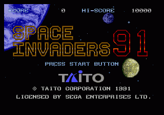 Игры Sega Mega Drive / Genesis > Space Invaders '91 :: Emu-Land.net