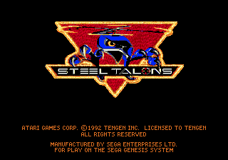Игры Sega Mega Drive / Genesis > Steel Talons :: Emu-Land.net