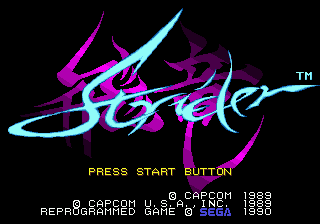 Игры Sega Mega Drive / Genesis > Strider :: Emu-Land.net