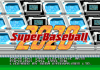 Игры Sega Mega Drive / Genesis > Super Baseball 2020 :: Emu-Land.net