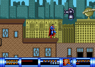Игры Sega Mega Drive / Genesis > Superman :: Emu-Land.net