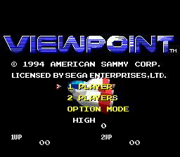 Игры Sega Mega Drive / Genesis > Viewpoint :: Emu-Land.net