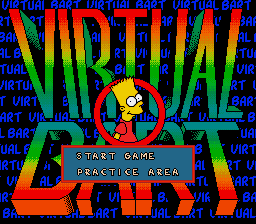 Игры Sega Mega Drive / Genesis > Virtual Bart :: Emu-Land.net