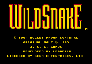 Игры Sega Mega Drive / Genesis > Wild Snake :: Emu-Land.net