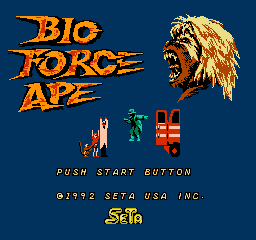 NES Games > Bio Force Ape :: Emu-Land.net