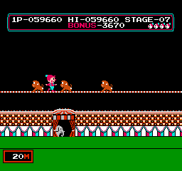 NES Games > Circus Charlie :: Emu-Land.net