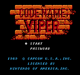Игры NES / Dendy > Code Name: Viper :: Emu-Land.net
