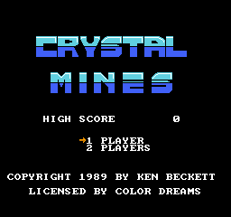 Игры NES / Dendy > Crystal Mines :: Emu-Land.net