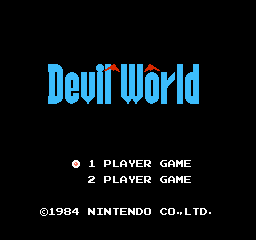 Игры NES / Dendy > Devil World :: Emu-Land.net