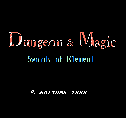 Игры NES / Dendy > Dungeon Magic: Sword of the Elements :: Emu-Land.net
