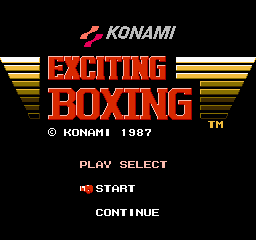 Игры NES / Dendy > Exciting Boxing :: Emu-Land.net