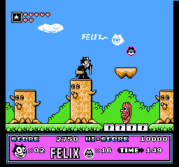 NES Games > Felix the Cat :: Emu-Land.net
