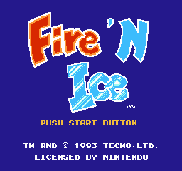 Игры NES / Dendy > Fire 'n Ice :: Emu-Land.net