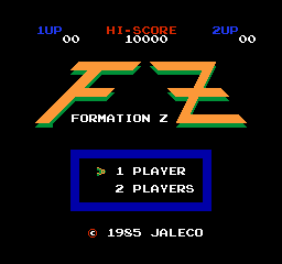 NES Games > Formation Z :: Emu-Land.net