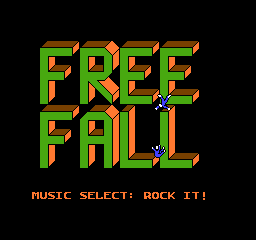 NES Games > Free Fall :: Emu-Land.net