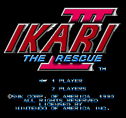 Игры NES / Dendy > Ikari III: The Rescue :: Emu-Land.net