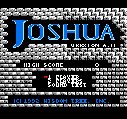 Игры NES / Dendy > Joshua & the Battle of Jericho :: Emu-Land.net