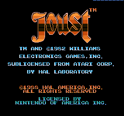 Игры NES / Dendy > Joust :: Emu-Land.net